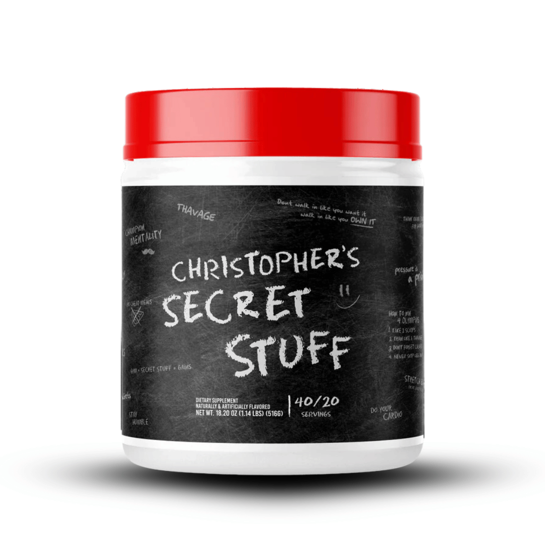 40 Serv | Raw Cbum Chris Secret Stuff Pre entreno