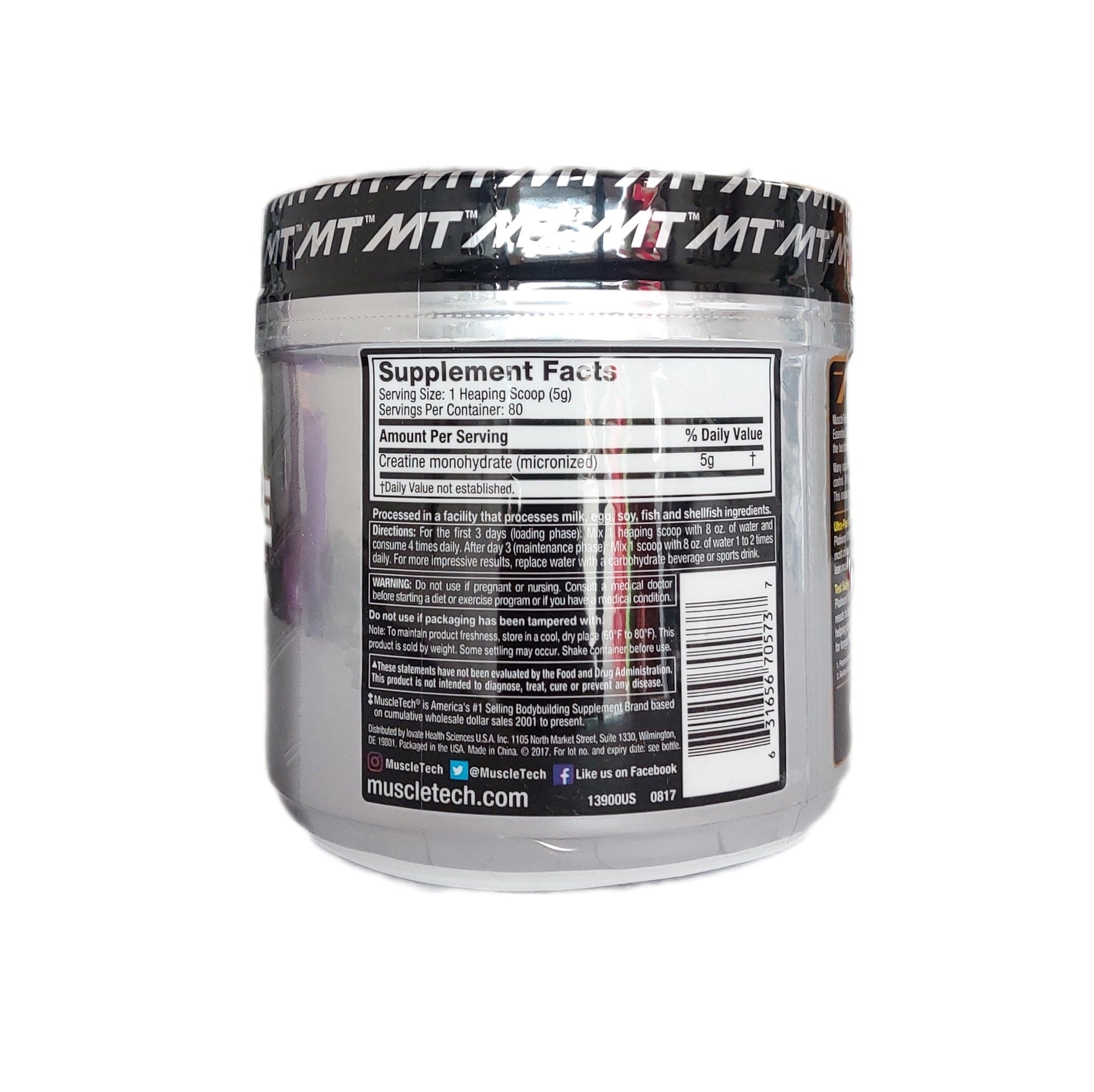 80 serv | Creatina Muscletech Platinum